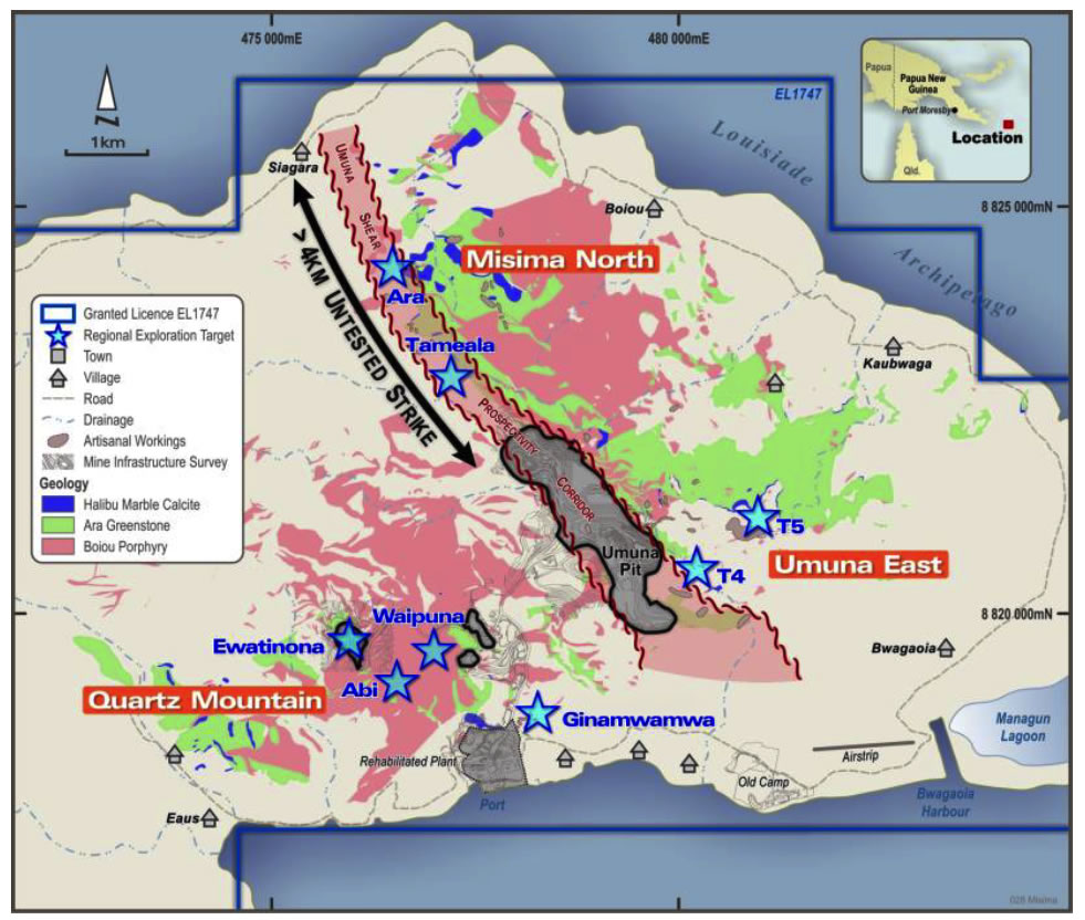 Kingston Resources: Drilling Of Misima North Gold Target Underway ...