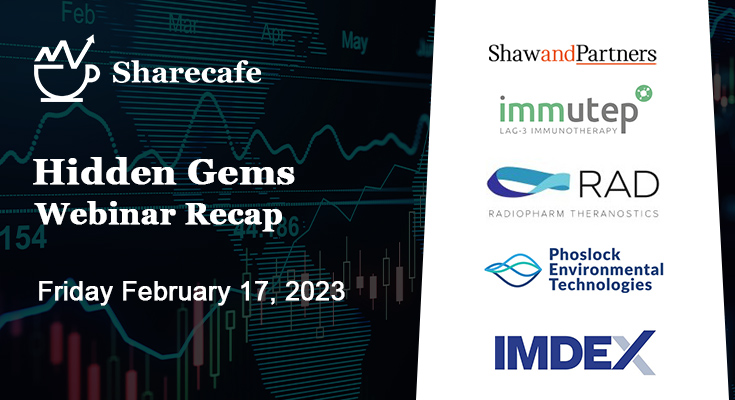 Webinar Recap - Shaw and Partners, IMM, RAD, PET & IMD - ShareCafe