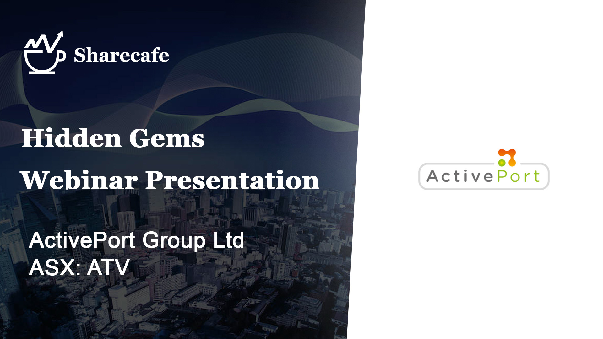 ActivePort Group (ASX:ATV) – Webinar Presentation - Sharecafe